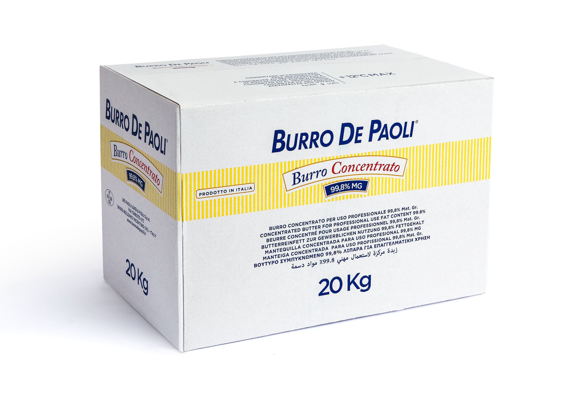 Burro Concentrato 99,8% – Burro de Paoli